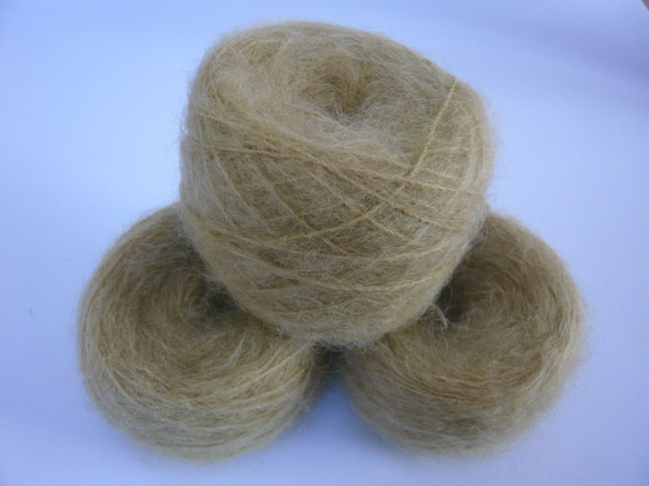 手染めの草木染毛糸（モヘア）No.469 山ぐり 毛糸 せっぱこっぱ 通販 3412880｜Creema(クリーマ)