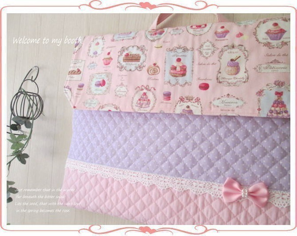 再2 YUWAスイーツ＊pastel pink 防災頭巾カバー＊背もたれ 防災頭巾カバー pegasus_moon 通販 11513699 ...