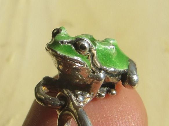 蛙 ガラス かえる 銀 ペンダントトップ 海珠堂 通販 6429426｜Creema(クリーマ)