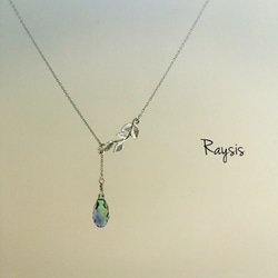 Raysis Tokyo【奇跡の雫】スワロフスキー＆リーフY字ネックレス ネックレス・ペンダント Raysis Tokyo 通販 ...