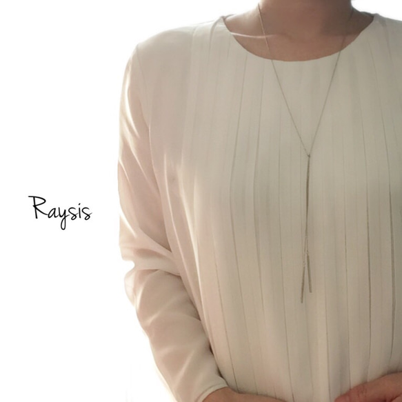 Raysis Tokyo【Swing Girls】メタルバー揺れるロングラリエット ネックレス・ペンダント Raysis Tokyo 通販 ...