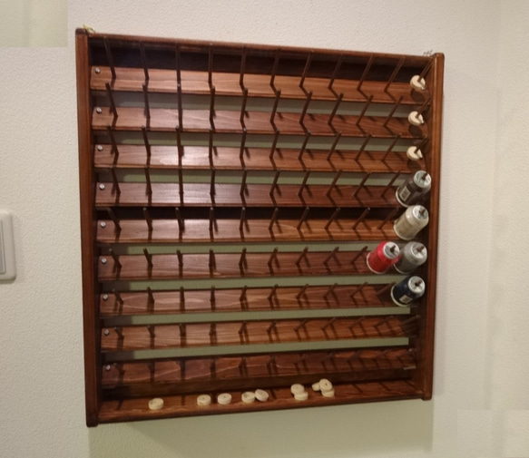 ロックミシン糸巻き糸立てラック 1 9段 99本 シンプルスタイル その他インテリア雑貨 craftcat 通販 12483900 ...