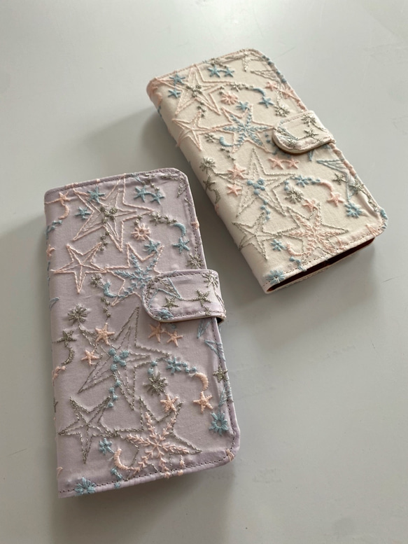 手帳型 きらめく星屑 iPhoneケース iPhoneケース・カバー Ranasora 通販 12167117｜Creema(クリーマ)