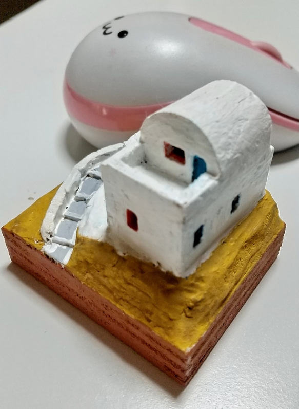ギリシャ風の小さいおうち 立体・オブジェ kuritomugi 通販 10037626｜Creema(クリーマ)