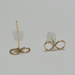 infinity 14kgf ピアス ピアス（スタッド・一粒） miku 通販｜Creema(クリーマ) 698888