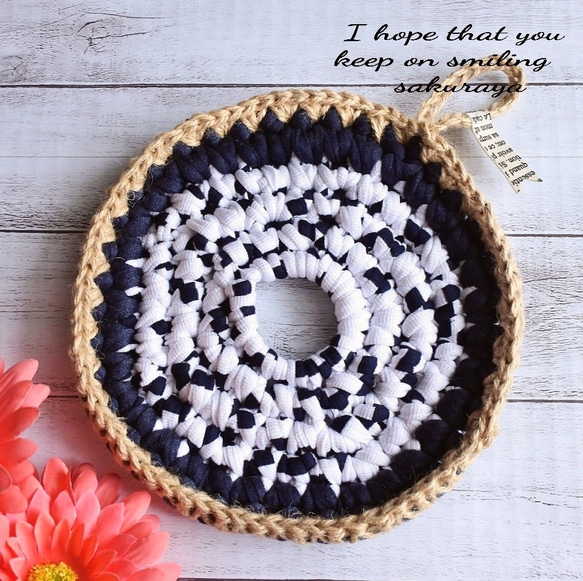 【Creema限定】すべらない鍋しき☆大きいサイズ 鍋敷き 咲くら家。 通販 12633893｜Creema(クリーマ)