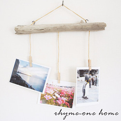 【ryuboku.】 流木ウッドピンチ 流木写真ハンガー 壁掛け 自然色 wp010 タペストリー・壁掛け R.O.H. craft shop ...