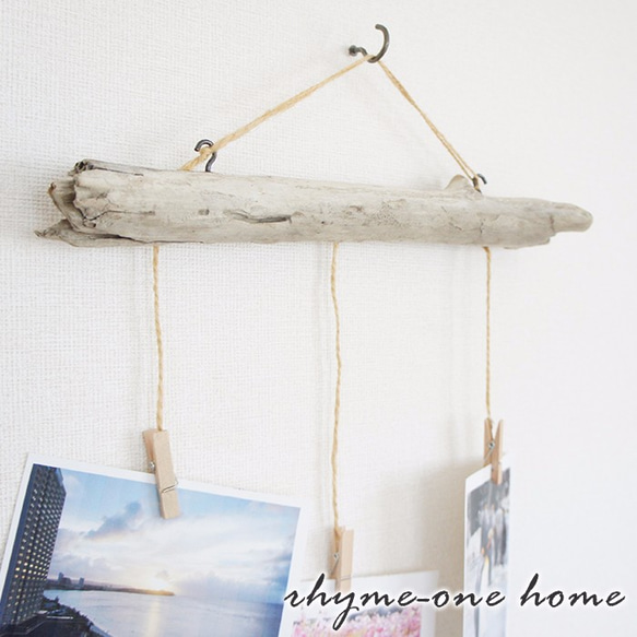 【ryuboku.】 流木ウッドピンチ 流木写真ハンガー 壁掛け 自然色 wp010 タペストリー・壁掛け R.O.H. craft shop ...