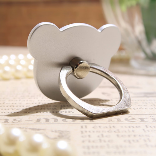 フリマアプリ hone12 バンカーリング シルバー☆★♡