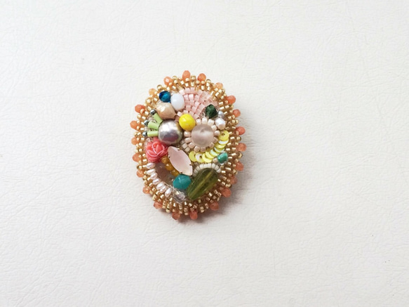 Flower garden ブローチ no.2 ブローチ CHRYSE 通販｜Creema(クリーマ) 2129991