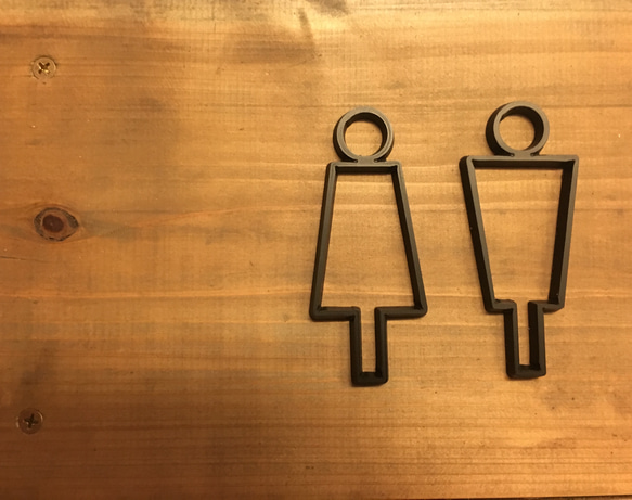 《送料無料》トイレサイン 男女セット直付け用 中抜きタイプ ウォールステッカー・ウォールデコ FACE ORIGINAL 通販 7763023 ...