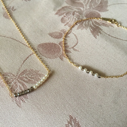 4jimi スモーキークォーツ×淡水パールブレスレット ブレスレット jimiaccessory 通販 1883097｜Creema(クリーマ)