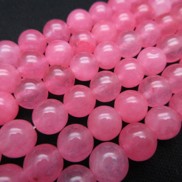 【60%OFF】/クォーツァイト・ピンク/size(8㎜玉)/1set(20玉)/No.81/【天然石/パワーストーン】 ビーズ kizuna ...