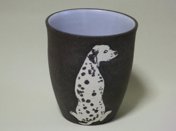 ダルメシアンのフリーカップ 湯呑み 佐野賢司 通販｜Creema(クリーマ)