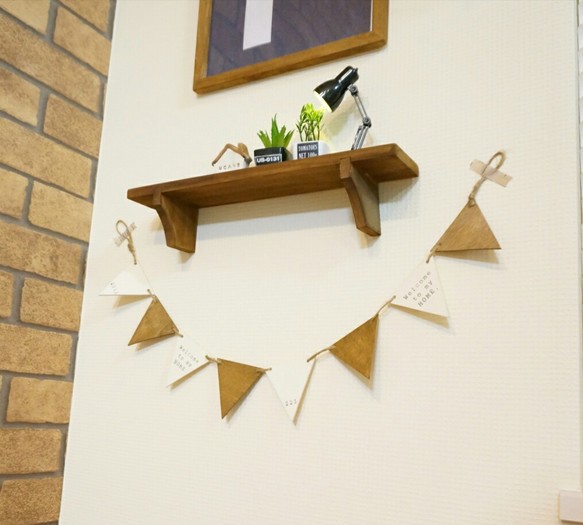 セミオーダー木製ガーランド ガーランド UCANS. 通販｜Creema(クリーマ) 1792294