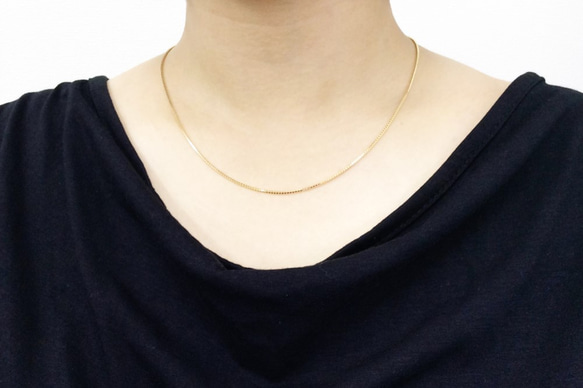 K18ボリューミー・ベネチアンチェーン45cm【Pio by Parakee】gold venetian chain ネックレス・ペンダント ...