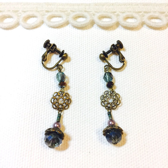 イヤリング.01 イヤリング・ノンホールピアス ayumomo 通販 4382265｜Creema(クリーマ)