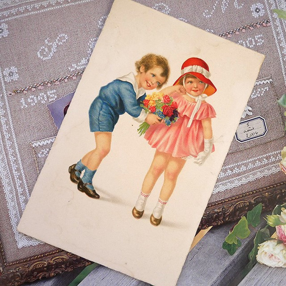 アンティークポストカード チャイルドB ポストカード Collection-prive 通販｜Creema(クリーマ) 10273701