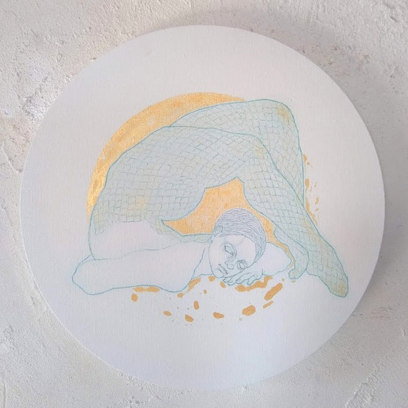 【Mrs.snakes】Ⅱ 原画 絵画 ヘンナ茶どうぐ. 通販｜Creema(クリーマ) 10634895