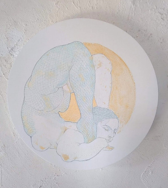 【Mrs.snakes】Ⅰ 原画 絵画 ヘンナ茶どうぐ. 通販 10634903｜Creema(クリーマ)