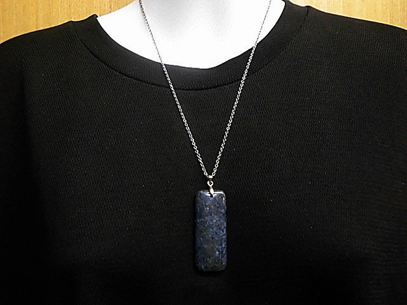 天然石 ラピスラズリネックレス(ペンダント) 200720720 ネックレス・ペンダント 天然石・アクセサリー ちあちゃん 通販 ...