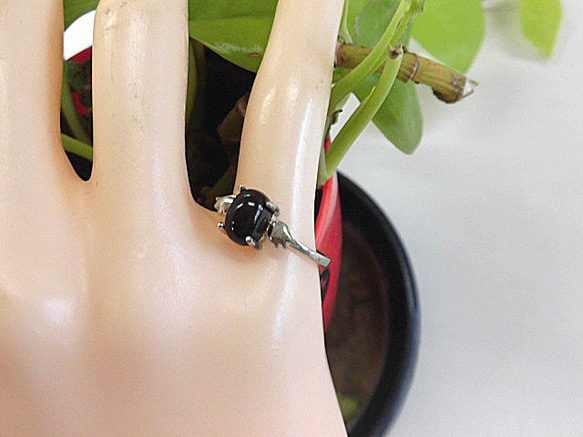 天然石 スギライト天使の羽根リング15号 200720988 指輪・リング 天然石・アクセサリー ちあちゃん 通販｜Creema(クリーマ ...