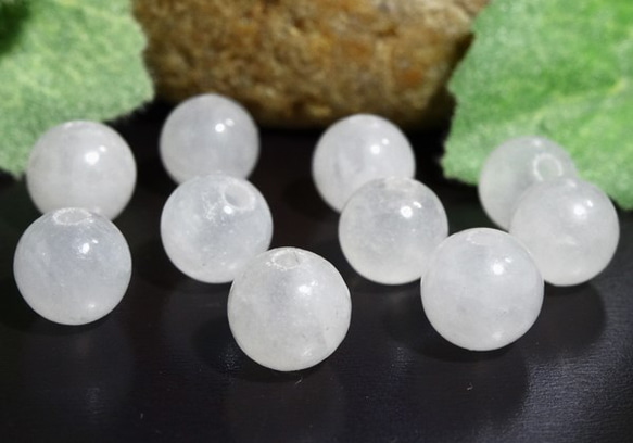 ★30粒★ホワイトメノウ★6mm 天然石（アゲート） 天然石 sanuk 通販｜Creema(クリーマ) 1769552