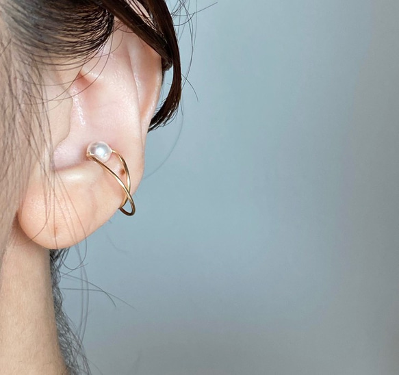 kirari 5 14kgf イヤーカフ 【リニューアル→silky mini】 イヤーカフ f accessory 通販 12416145｜Creema(クリーマ)