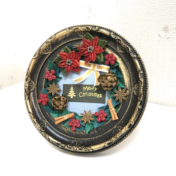 ペーパークイリングキット クリスマスリース キット atelier*A 通販 12729120｜Creema(クリーマ)