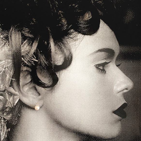 《14kgf》6-6.5㎜珠 あこや真珠 ソリティア ピアス ピアス（スタッド・一粒） Asny 通販 8397804｜Creema(クリーマ)