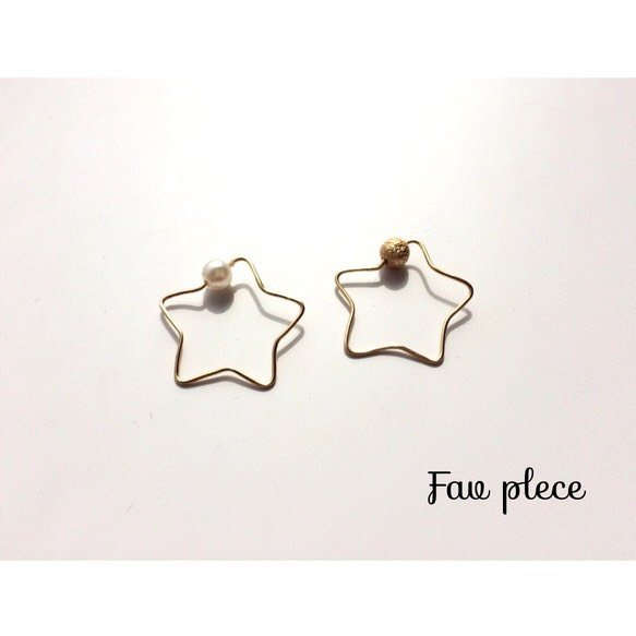 wire star ピアス ピアス（その他） Fav place 通販 1914502｜Creema(クリーマ)