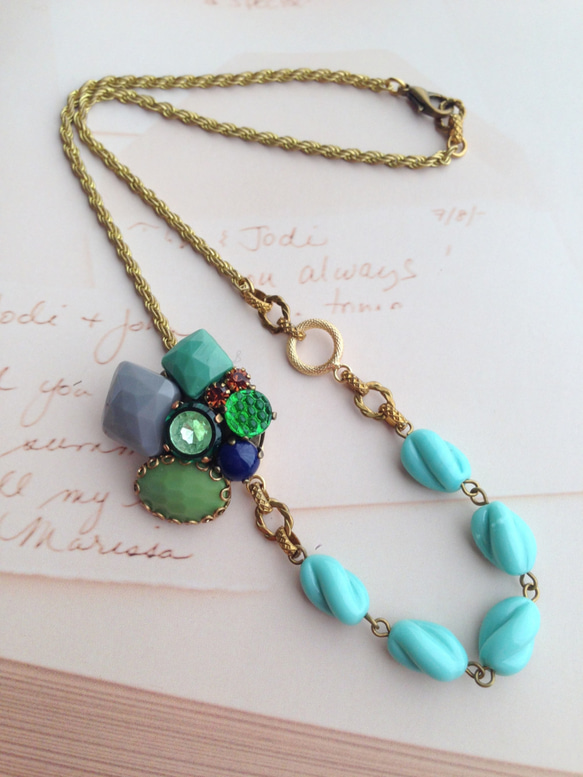 φCorps célesteφレトロな天体ブローチ＆ネックレス＜la Terre＞ ネックレス・ペンダント pommegarnete 通販 ...