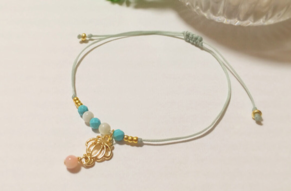 シェルチャームアンクレット☆ アンクレット kerokerowl 通販｜Creema(クリーマ) 2415645