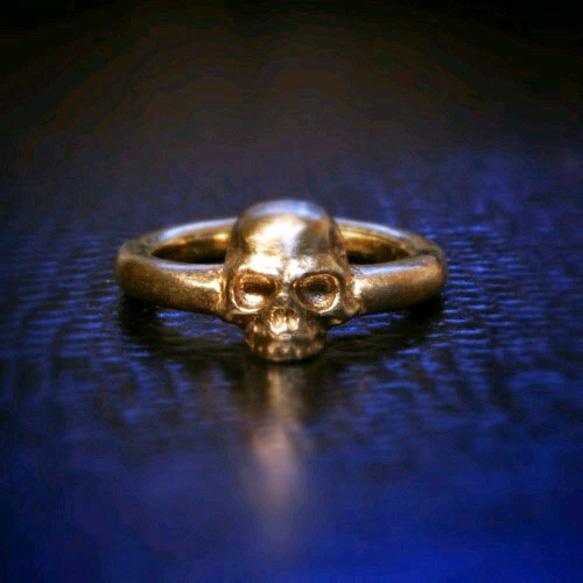skull pinky ring 指輪・リング modifica 通販 993547｜Creema(クリーマ)
