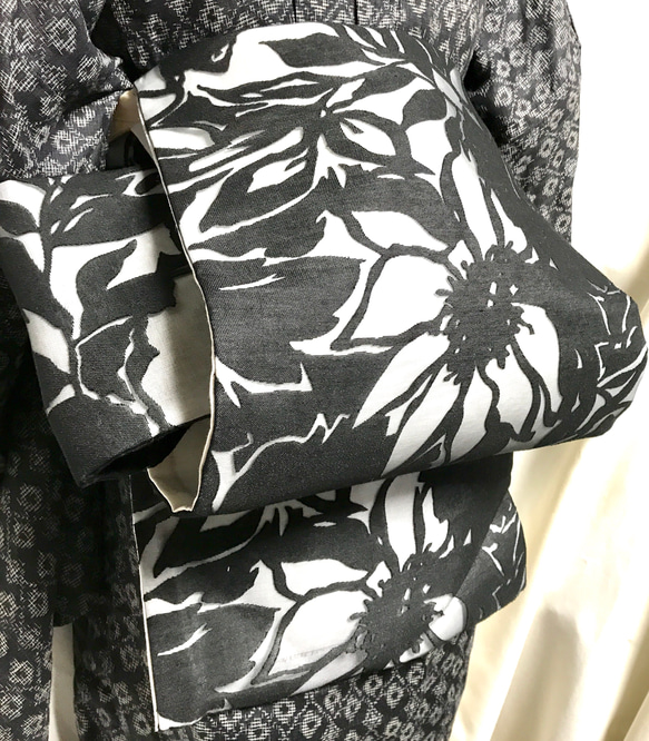 お羊屋 モノトーン名古屋帯新品 和装小物（帯・半襟） お羊屋 通販 5639137｜Creema(クリーマ)