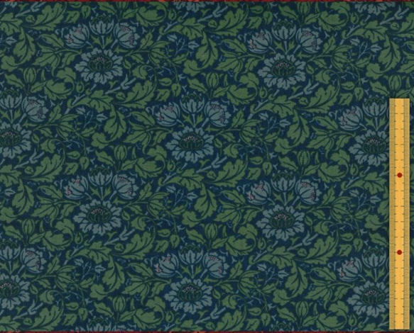 USAプリント！Moda モダ『BEST OF MORRIS FALL ブルー』～50㎝単位でカット～ 生地 Blanc de Roi 通販 ...