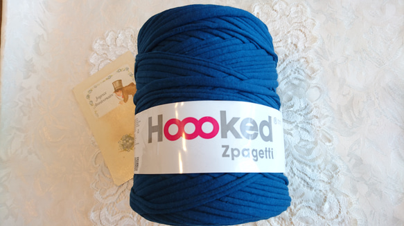 新色入荷！オランダ生まれのユニークで伸縮性のある糸！DMC ディー エム シーフックドゥ ズパゲティ『ネイビー』 糸・ミシン糸 Blanc ...
