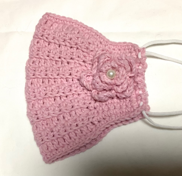 かぎ針マスク② その他マスク 苺と蜜柑 通販｜Creema(クリーマ)