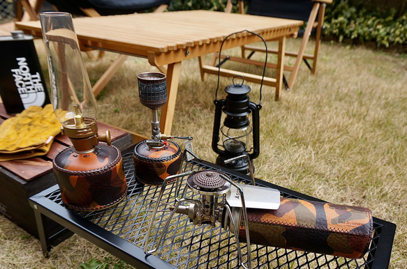 CB缶レザーカバー ノーマルタイプ キャンプ ガス缶カバー その他アクセサリー gullleather 通販 3974940｜Creema(クリーマ)