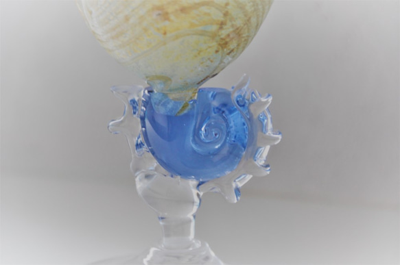 スネイルワイングラス ワイングラス lasiglassi 通販｜Creema(クリーマ) 5572718