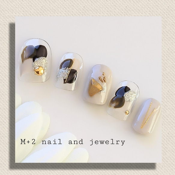 送料無料 ブラウン塗りかけネイルチップ ネイル ネイルチップ（つけ爪） M+2 通販 2864804｜Creema(クリーマ)