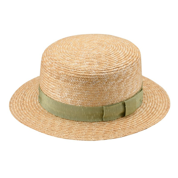 wa‐sou-和- Marin/f マラン/フェム 麦わら 女性用カンカン帽 57.5cm [UK-WH043-KH] ハット 田中帽子店 ...