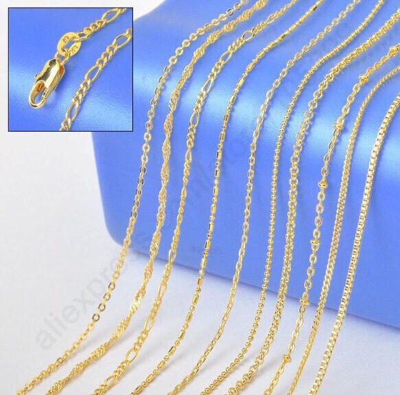 18金コーティング刻印有♡18kgfデザインネックレス各種ゴールドフィルド 14kgf 14kgp ネックレス・ペンダント 木製オーナメント SEA JWL 通販｜Creema(クリーマ)