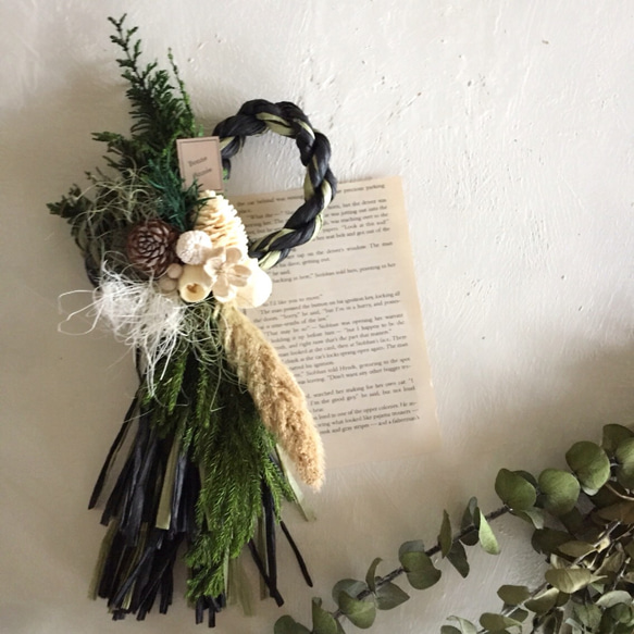 しめ縄飾り ナチュラル アートフラワー noixfavorite 通販 2992948｜Creema(クリーマ)