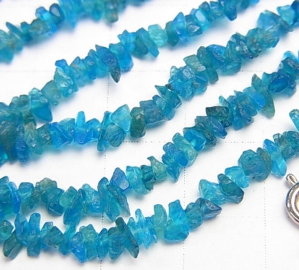 宝石質 ネオンブルーアパタイト 天然石 Dwarf 通販｜Creema(クリーマ) 2188829