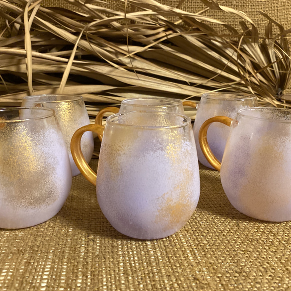 okinawan candy(ラベンダー)/ ビールジョッキ/耐熱マグカップ(1個)360ml グラス studio703 通販 ...