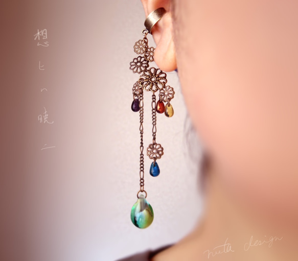 かたっぽイヤーカフ「想ヒハ暁ニ」 イヤーカフ nuta design 通販 4387955｜Creema(クリーマ)