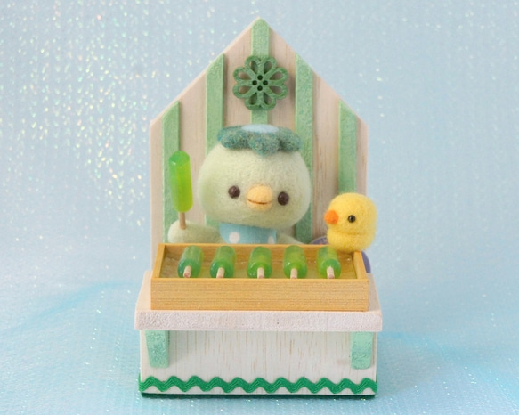 かっぱくんのアイスキャンディ屋さん 羊毛フェルト Chiku Chiku♪ 通販｜Creema(クリーマ) 5977646