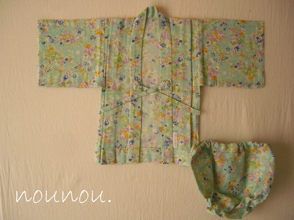 Haori for baby(ペールグリーン) ベビー服 nounou. 通販｜Creema(クリーマ) 53183