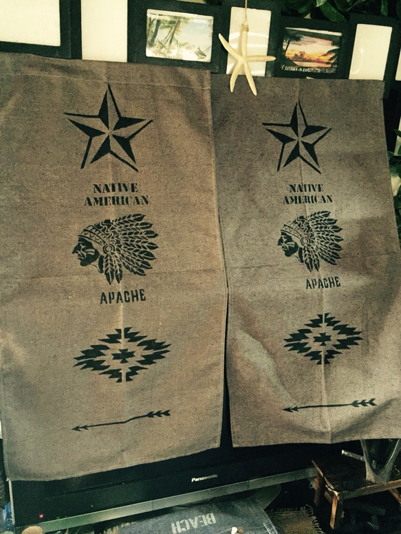 のれん3段ボックス★2枚セット その他インテリア雑貨 RyuH ︎shopプロフ必読 通販｜Creema(クリーマ) 2184699